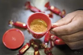 Guzzini CoffeeGo červená / Šálek na espresso / Dvouplášťový / Plast /