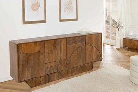 Designová komoda Movement 170 cm hnědé mango