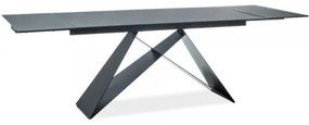 Jídelní stůl Westin I 160 x 90 cm / Černá / Šedá