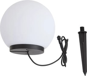Moderní venkovní lampa 12V bílá 20 cm vč. LED IP65 - Voltaire Luno