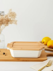 Sinsay - Nádoba na potraviny s víkem - bílá