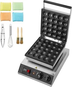 25PCS 43 mm Mini holandský palačinkář komerční Dorayaki Baker 1700 W