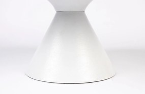 Bílý kovový konferenční stolek ZUIVER FLOSS 60 cm