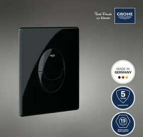 Grohe - Ovládací tlačítko splachování, lesklá černá