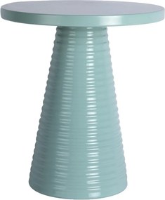 Kovový kulatý odkládací stolek ø 40 cm Catania Ribbed – Leitmotiv