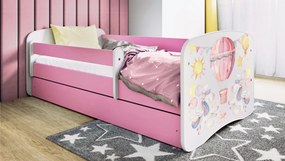 XXXLutz POSTEL PRO DĚTI A MLÁDEŽ 80/160 cm, bílá, pink MID.YOU - Dětské pokoje sestavy - 00214200021X