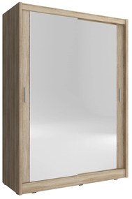 Piaski Skříň Maja 2x zrcadlo Velikosti: 130 x 200 x 62 cm, Barvy: Sonoma