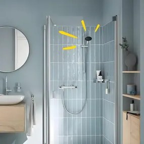 Grohe Vitalio Start 110 chrom / Sprchová hlavice / 2 proudy Rain, Jet