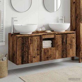 Sada koupelnových skříněk 3 ks Staré dřevo 49,5 x 44,5 x 65 cm 3405705