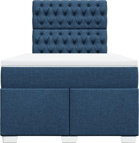 Box spring postel s matrací černá 120x190 cm textil 3290440
