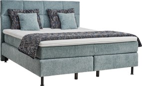 XXXLutz POSTEL BOXSPRING, 180/200 cm, světle modrá Beldomo - Sleep - Manželské postele - 002873001202