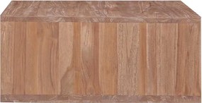 Konferenční stolek 70 x 70 x 30 cm masivní teakové dřevo 287898