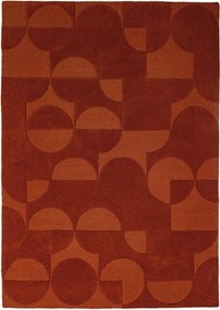 Ručně tkaný vlněný koberec v terakotové barvě 160x230 cm Gigi – Flair Rugs