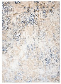 Kusový koberec Hiria krémovo modrý 120x170cm