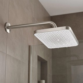 Rea Rea, obdélníková dešťová sprcha 380x210 mm, JS-032, broušená ocel, REA-P0394