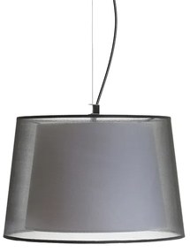 RENDL R12483 ESPLANADE závěsné svítidlo, dekorativní transparentní černá/bílá chrom