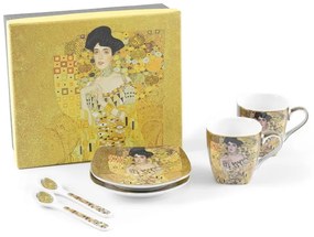 HOME ELEMENTS Espresso šapo sada 2 x 90 ml, Klimt Adele