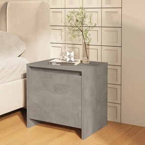 vidaXL Noční stolek 45 x 34 x 44,5 cm dřevotříska [813048] Barva: Betonová šedá