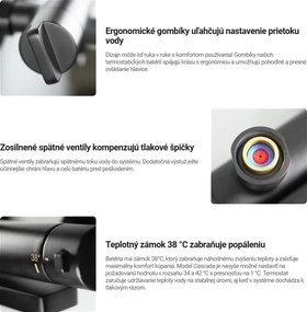 Deante Cascada, nástěnná vanová baterie s otočnou výlevkou, zlatá matná, DEA-BCH_R1BT