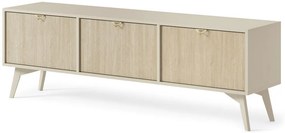 Moderní tv stolek FELICITY 158,  béžová / scandi