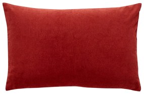 Fialovo-červený polštář Hübsch Cleo, 60 x 40 cm