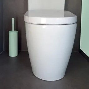 Spirella AKIRA WC štětka matná ledově zelená / ocel