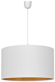 Helam | Lustr na lanku ALBA 1xE27/60W/230V pr. 45 cm bílá/zlatá | HE0992