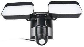 Solight LED solární osvětlení se senzorem, 9W, 850lm, 4000K, Li-Ion, černá