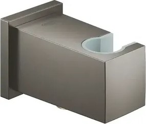 Grohe - Nástěnné kolínko s držákem, kartáčovaný Hard Graphite