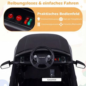 Costway 12 V Land Rover dětské elektrické závěsné auto LED hudební bezdrátové
