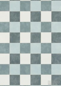 Breno PVC TEX-STYLE Vichy 707M - dlažba, šíře 100 cm