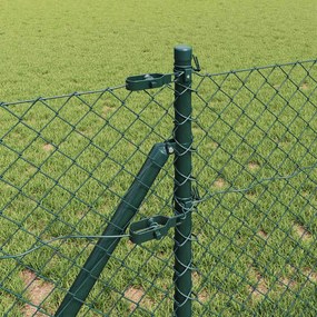 Oplocení na řetězcích se upevňuje na zem 10 x 0,8 m Zelená 3351068