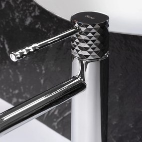 Rea Lungo Diamond, vysoká umyvadlová baterie h-300, chromová, REA-B4636