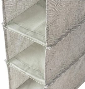 Závěsný organizér na oblečení 30 x 18 x 94 cm, šedá