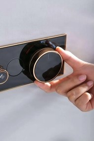 Podomítkový termostatický sprchový systém ELITE EDITION BCS1603 s displejem ve více barevných provedeních — Černá — Dva vývody