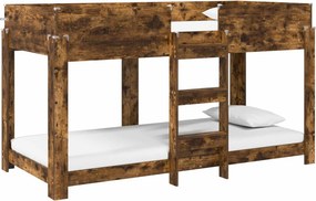Patrová postel pro děti Kouřový dub 80 x 200 cm 3410527