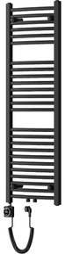 Mexen Ares, elektrické topné těleso 1200x400 mm + topná tyč 400 W, černá, W102-1200-400-6400-70