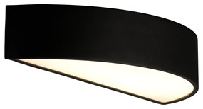 ACB Iluminacion Nástěnné LED svítidlo ISIA, š. 56 cm, 2x22W, CRI90, CCT switch 3000-4000K Barva: Černá, Stmívání: Casambi
