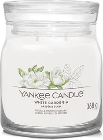 Yankee Candle vonná svíčka Signature ve skle střední White Gardenia 368g