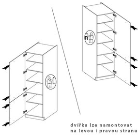 Kuchyňská linka EKO WHITE | ve tvaru L | 309x229 | bílá mat