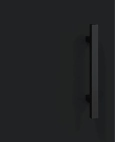 Skříň highboard černá 69,5 x 34 x 180 cm kompozitní dřevo,  3198682