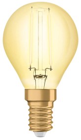 OSRAM LED žárovka E14 4W Vintage Classic P zlatá