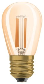 Zlatá mini LED stmívatelná žárovka E27 4,8 W VINTAGE, teplá bílá