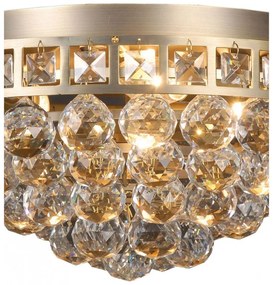Stropní lampa s krystaly – 40x20 cm