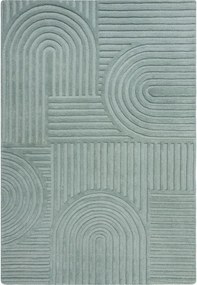 Kusový koberec Solace Zen Garden Duck Egg, 120x170, zelená, obývacia izba, Flair Rugs