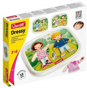 Quercetti Dressy Baby magnetic dress-up puzzle magnetická skládačka