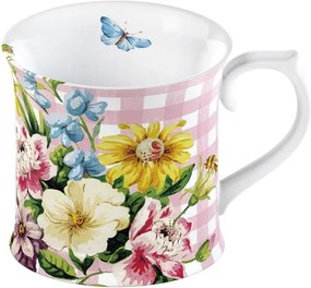 Květovaný porcelánový hrnek Creative Tops English Garden, 350 ml