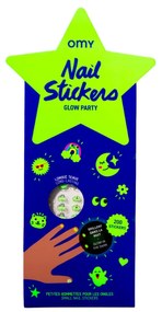 OMY Dětské samolepky na nehty Omy Glow Party