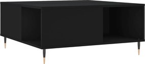 vidaXL Konferenční stolek 80 x 80 x 36,5 cm kompozitní dřevo [830773] Barva: Černá