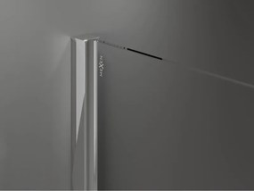 Mexen Velar, posuvné dveře do otvoru typ Walk-In 130 cm, 8mm čiré sklo, chromová, 871-130-000-03-01